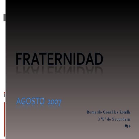 Fraternidad | PPS