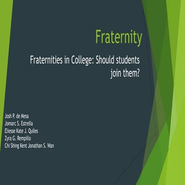Frat ppt | PPTX