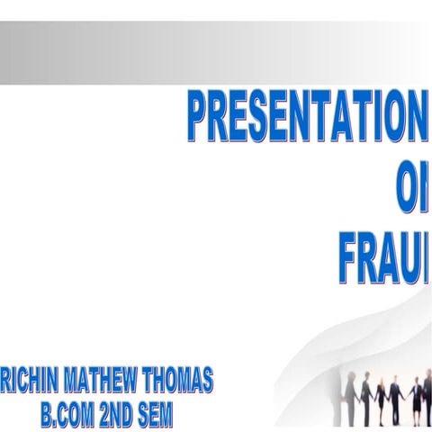 fraud | PPT