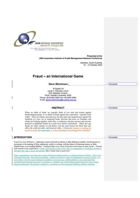 Credit Card Fraud Detection Using Hidden Markov Model Pdf
