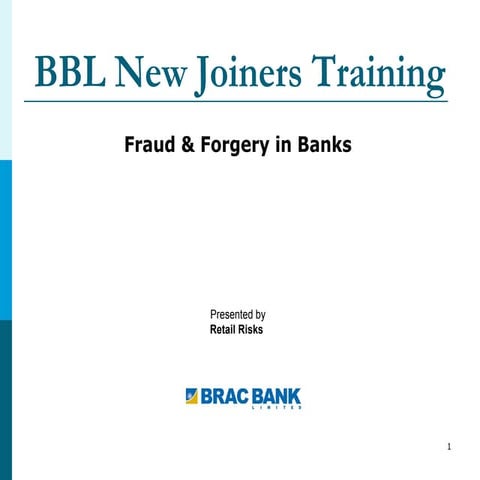 Fraud & forgery | PPT