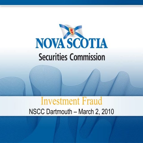 Fraud Off NSCC 2010 | PPT