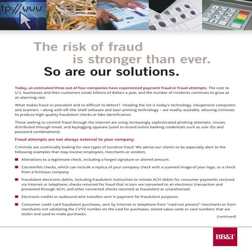 Fraud Prevention Guide | PDF