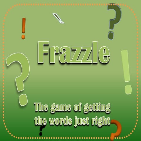 Frazzle - An Exciting Classroom Game Show Template | PPT