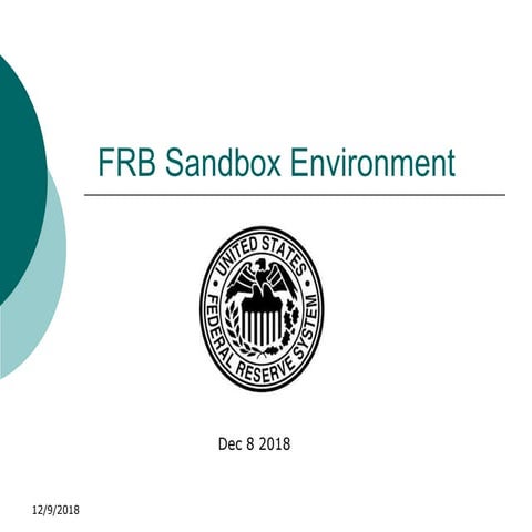 Frb sanbox environment | PPT