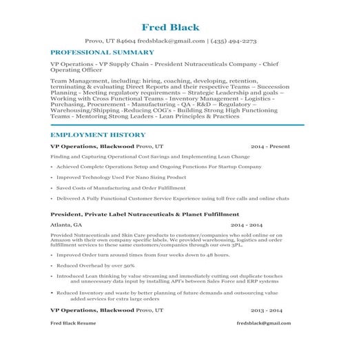 Robert May resume | DOCX