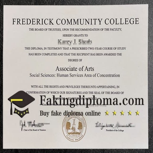 Where to order Frederick Community College diploma? | PDF