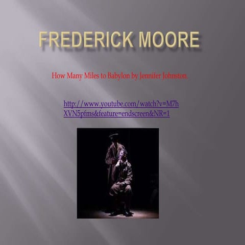Frederick moore | PPT