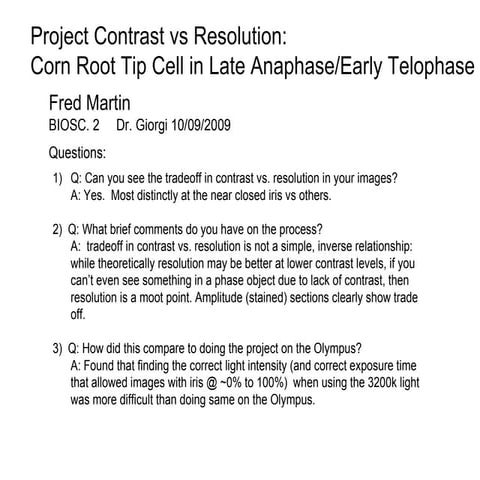 Project PreFab Fluoresence | PPT