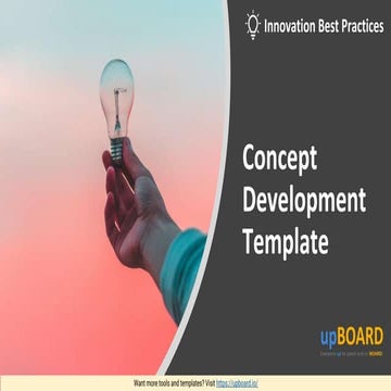 Concept Development Template | PPTX