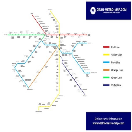 Free delhi-metro-map www.delhi-metro-map.com- | PDF