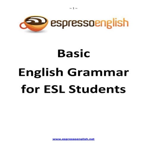 Free english-grammar-book-level-1 | PDF