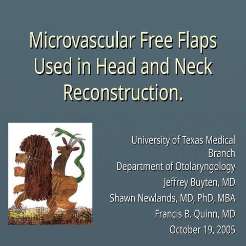 Free flaps slides for plastic surgeonss | PPT