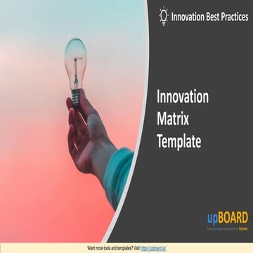 Innovation Matrix Template | PPTX