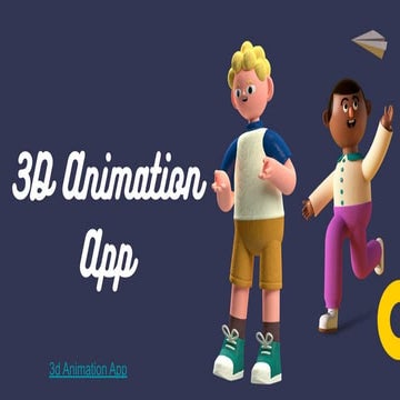 Free 3d Animation App | PDF | 3-D Graphics | Computer Software and ...