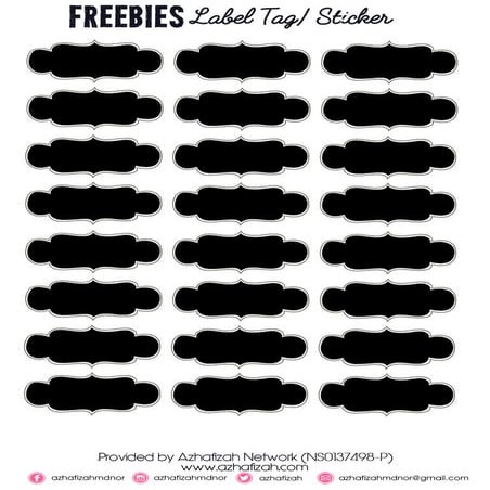 Freebies label sticker6 | PDF