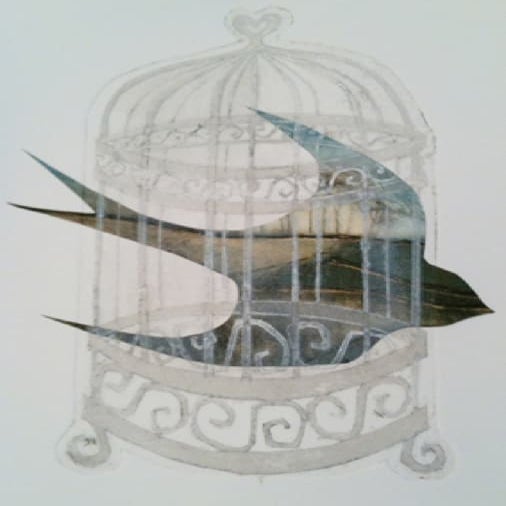 Free Bird Monoprint Collage | PDF