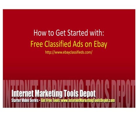 Free classified ads (ebay) | PPTX