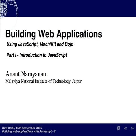 Building Web Applications with MochiKit and Dojo | PDF
