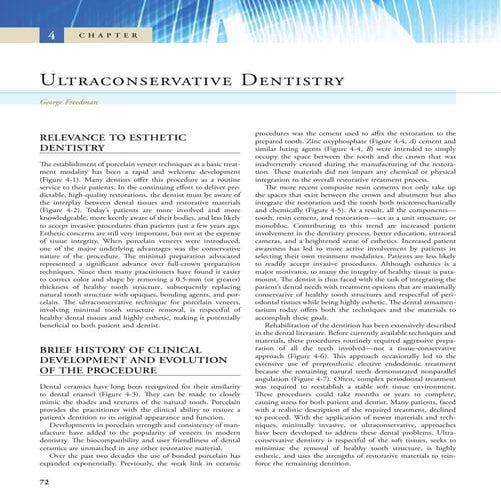 Ultraconservative Dentistry | PDF