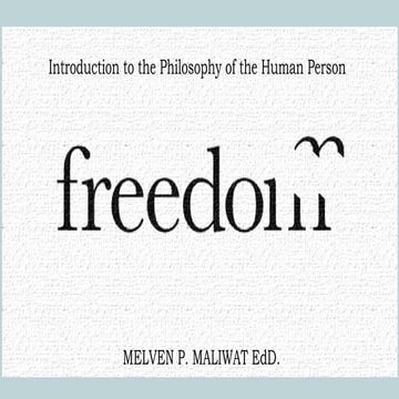 Freedom.pptx in philosophy subject for college students | PPTX