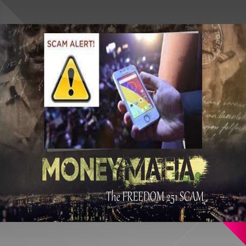 Freedom 251 SCAM | PPTX | Phone Services | Home Utilities