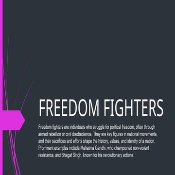 FREEDOM FIGHTERS Of India which helped to gain freedom.pptx