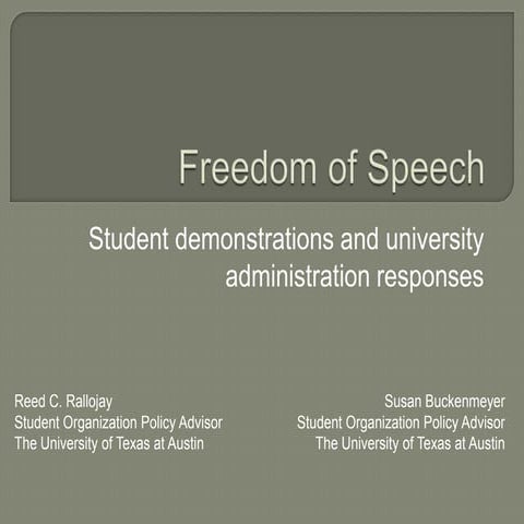 Freedom of Speech | PPT