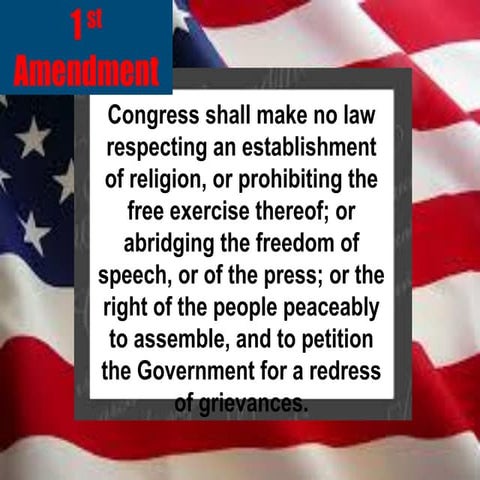 Freedom of the press; amendment 1 | PDF