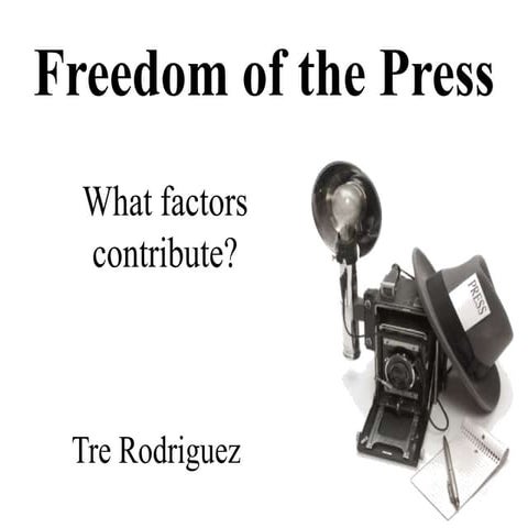 Freedom Of The Press Presentation Professional Version | PPTX