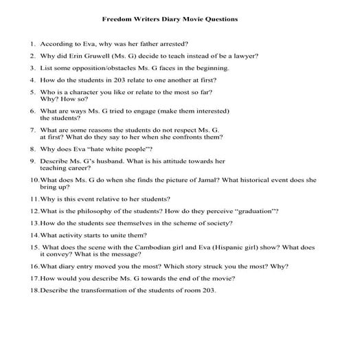 Freedom Writers.doc