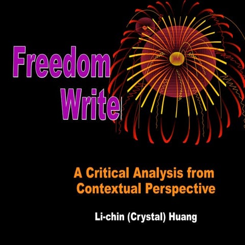 Freedom writers | PPTX