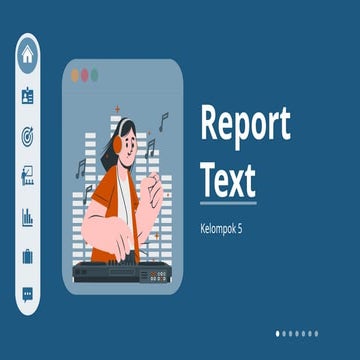 report text ppt bahasa inggris makasi banget assalamualaikum | PPTX