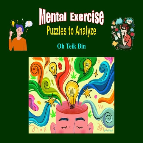 A Free eBook ~ Mental Exercise ...Puzzles to Analyze.pdf
