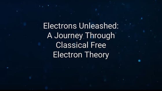 FREE ELECTRON THEORY.pptx