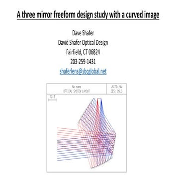 Three Mirror Freeform design study | PPTX