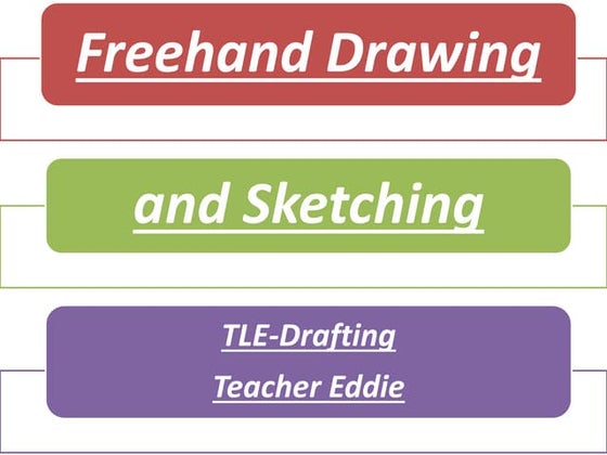 Engineering Graphics-Free Hand sketch | PPT