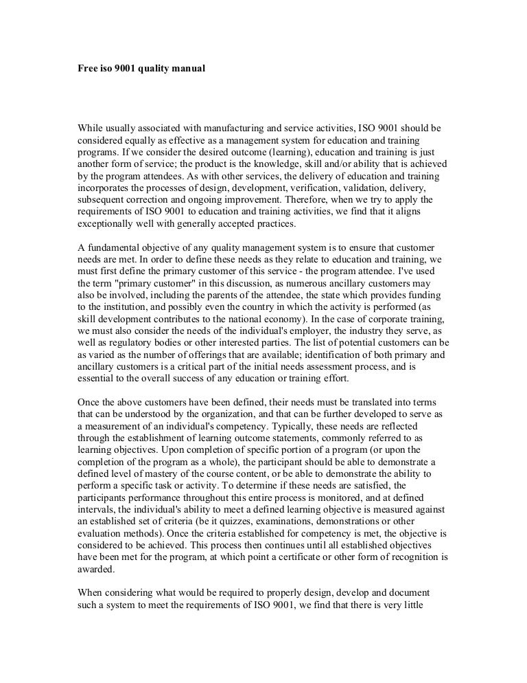 free-iso-9001-quality-manual