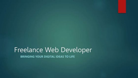 Freelance For Seo presentations