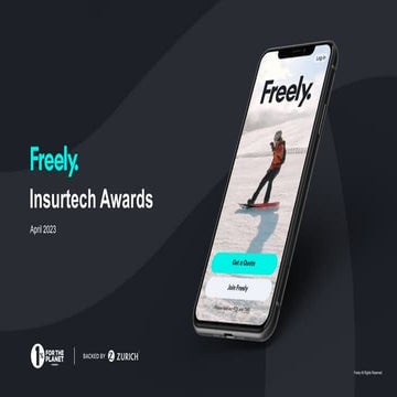 Freely Travel Insurance – Insurer Innovation Award 2023 | PPTX