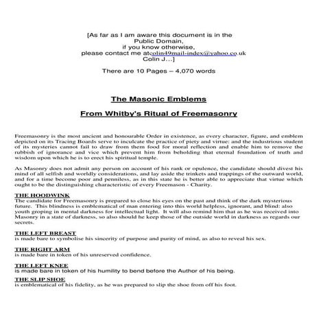 Freemasonry 003 a masonic funeral service | PDF