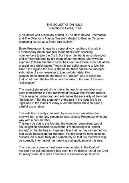 Freemasonry 187 masonic etiquette | PDF