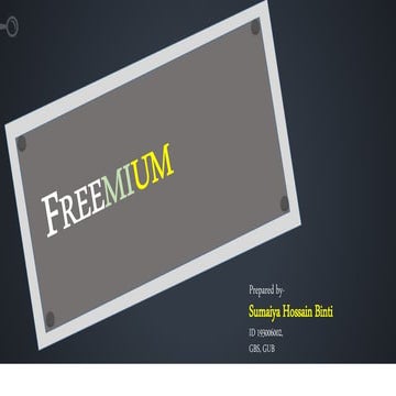 Freemium | PPT