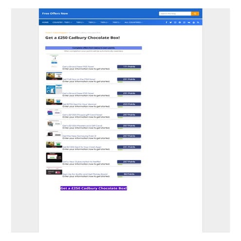 Get a £250 Cadbury Chocolate Box! | PDF