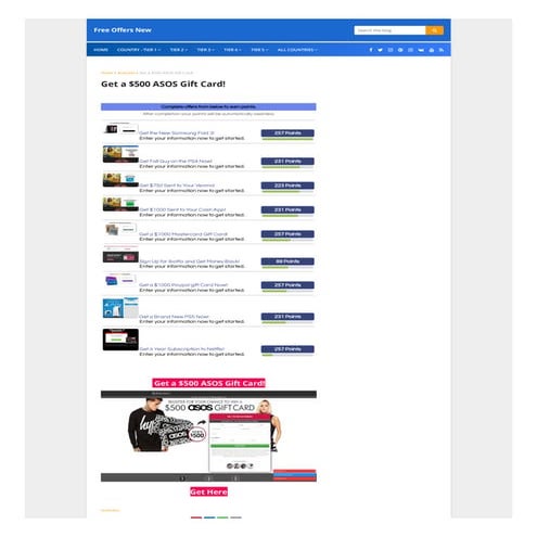 Get a $500 ASOS Gift Card! | PDF