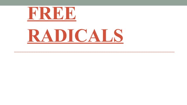 Free radical chain polymerization mechanism .ppt