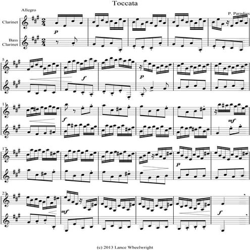 paradisi pietro domenico toccata in a 61975 | PDF