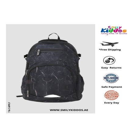 Smily Kiddos Grey Teen Backpack | PDF