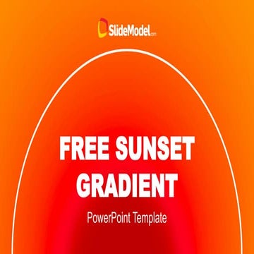 Free Sunset PowerPoint Bahhckground.pptx