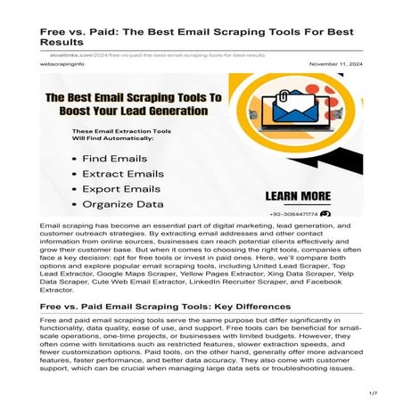 Ultimate List of Email Extraction And Verification Tools.pdf